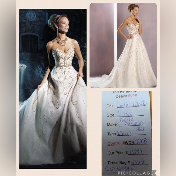 Alfred Angelo | Dresses | Alfred Angela Disney Cinderella 2 Wedding ...